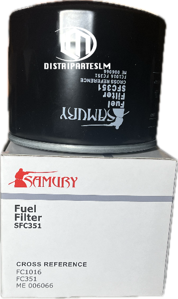 SFC351-SAMURY FILTRO DE COMBUSTIBLE MITSUBISHI CANTER 3.5 – Distripartes LM