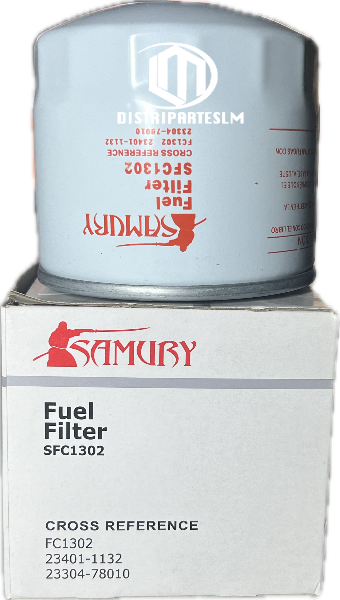 SFC1302-SAMURY FILTRO DE COMBUSTIBLE HINO FB DUTRO M20X1.5 ...