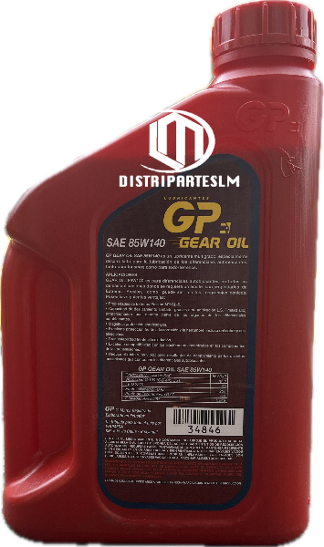 ACEITE «GP» 85W140 CUARTO GEAR OIL SAE GL5 – Distripartes LM
