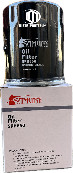 SPH650-SAMURY FILTRO DE ACEITE CHEVROLET D-MAX 3.0 CRDI DIESEL ...