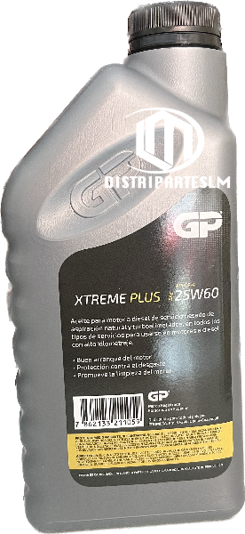ACEITE GP 25W60 LITRO MULTIGRADO CF 4 – Distripartes LM