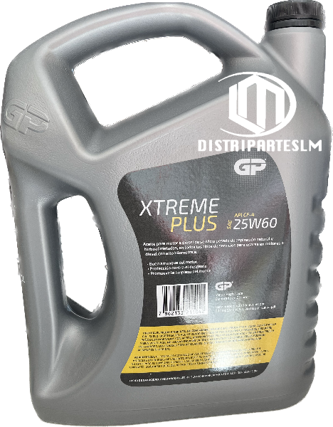 ACEITE GP 25W60 GALON MULTIGRADO CF4 – Distripartes LM