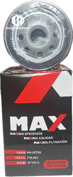 MX-2870B FILTRO DE ACEITE VOLKSWAGEN GOL. GOLF. JETTA. PASSA. POLO ...