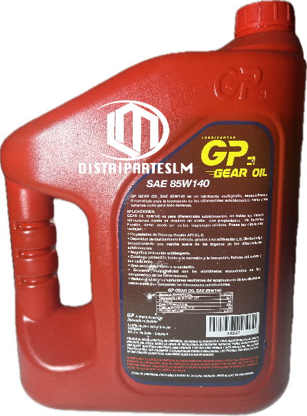 ACEITE «GP» 85W140 GALÓN GEAR OIL SAE GL5 – Distripartes LM
