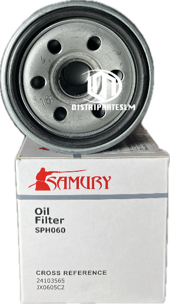 SPH060-SAMURY FILTRO DE ACEITE CHEVROLET SAIL1.4 SAIL 1.5 – Distripartes LM