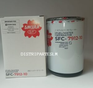 SFC-7912-10 FILTRO DE COMBUSTIBLE SEPARADOR AGUA-DIESEL ISUZU NKR ...